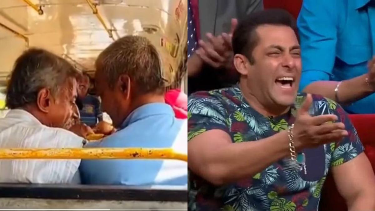 video of two men fighting in mumbai bus over seat space went viral