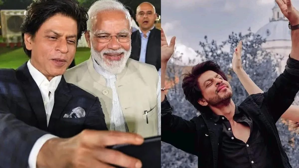 Shahrukh wished Narendra Modi on his birthday and internet went gaga