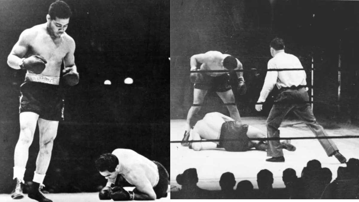 boxer Joe Louis beat German boxer Max Schmeling