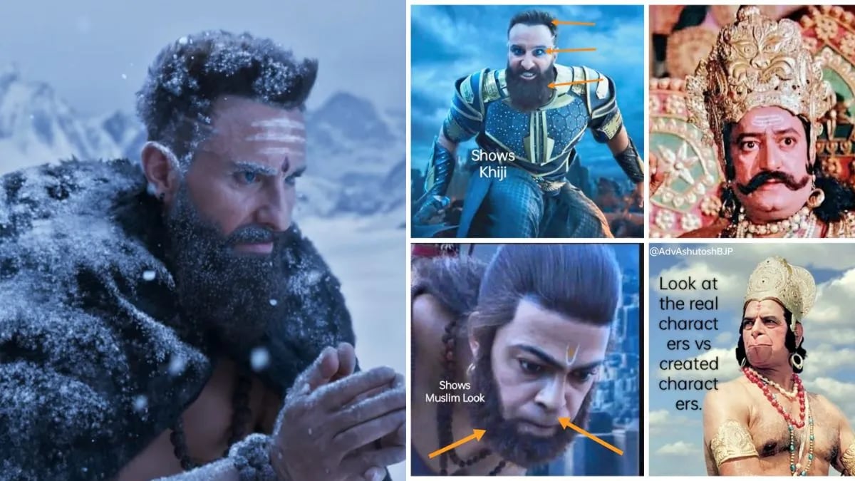 Adipurush teaser: netizens are trolling Saif Ali Khan's ravan look