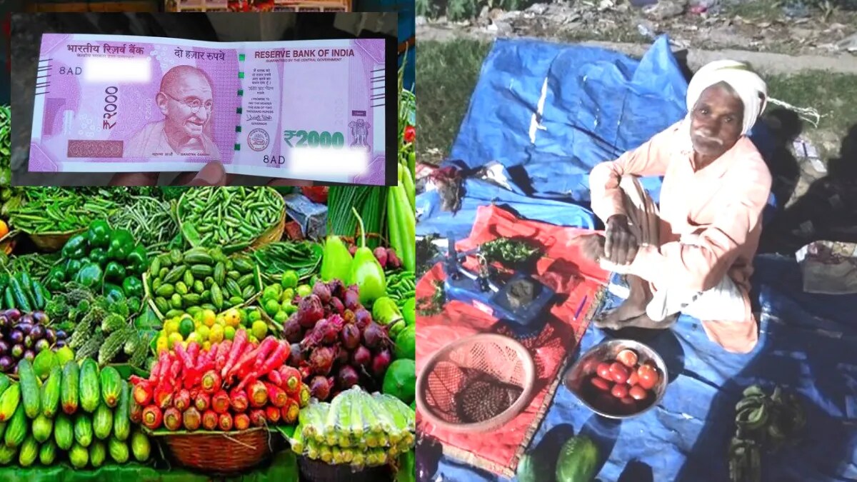 two fraudsters gave fake 2000 note to old poor vendor viral