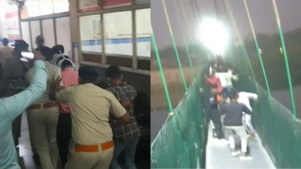Gujarat Morbi Cable Bridge Collapse Police arrested 9 accused